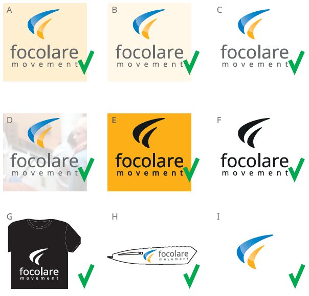 Logóhasználat – Fokoláre Mozgalom